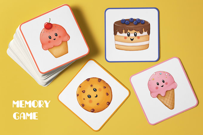 Design cute and educational flashcards for kids by Ira_hoshuliak | Fiverr