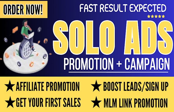 Blast usa solo ads to get sign up affiliate link promotion, mlm leads ...
