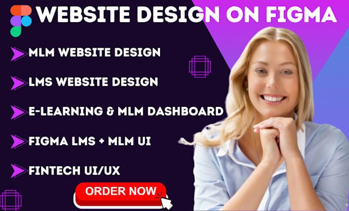Design modern educational lms website, ecommerce, fintech ui ux design in figma by Serenna ...