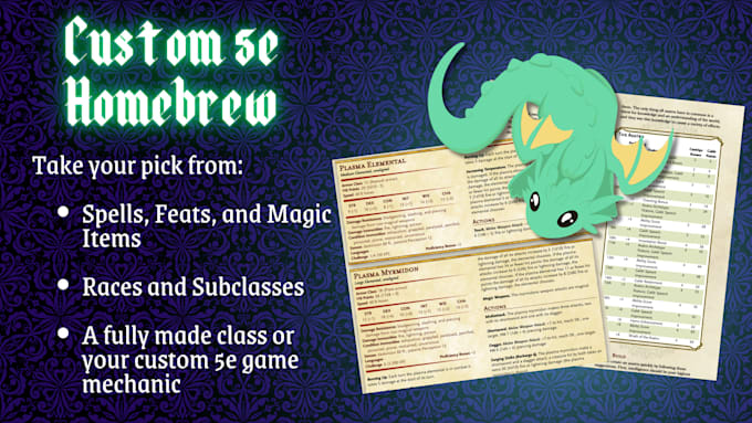 Create homebrew classes, subclasses, races, and more by Dinod1234 | Fiverr