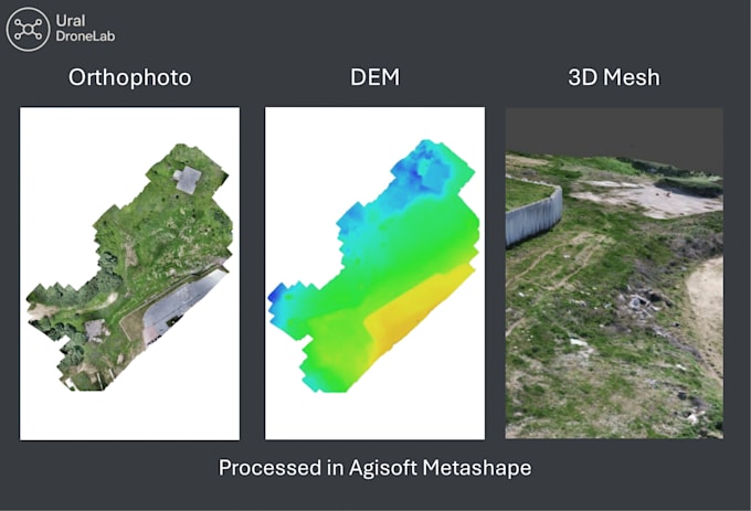 Deliver high precision drone mapping, orthomosaic, dem, 3d models ...