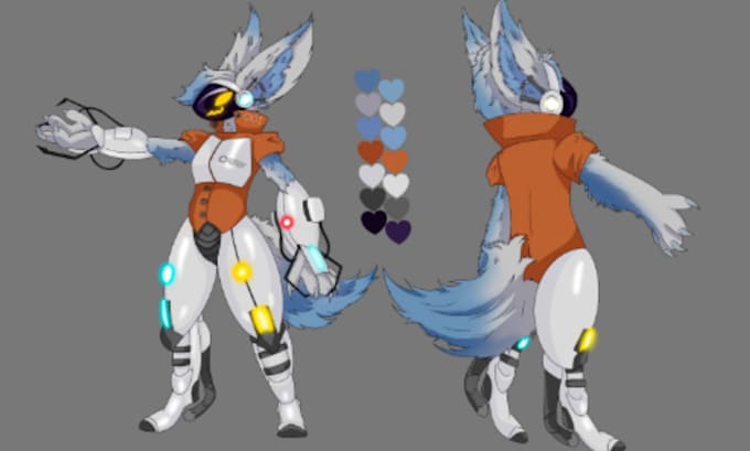 Draw furry reference sheet furry character fursona furry art oc furry ...