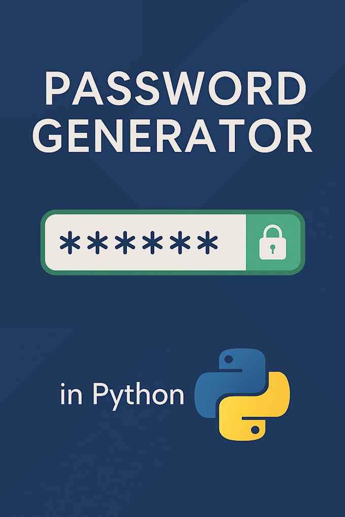 Create a professional and secure password generator in python by Tomahawkpython | Fiverr