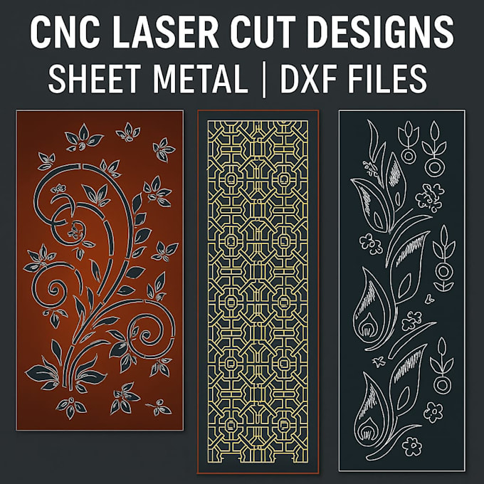 Create sheet metal parts and name plate for cnc laser cutting in ...