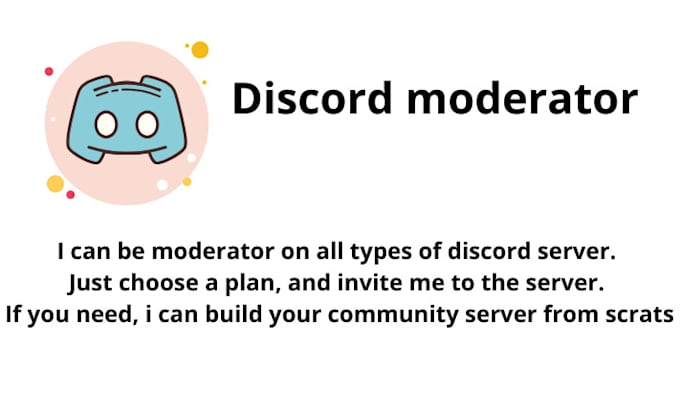 Be a discord moderator by Xdrandocool | Fiverr