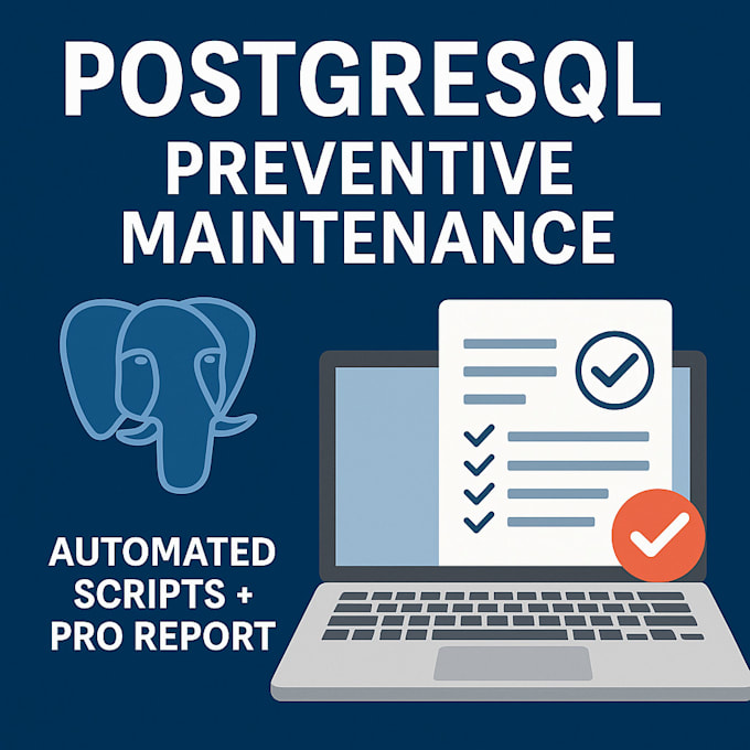 Perform preventive maintenance for your postgresql and deliver a full pdf report by Ronggobp ...