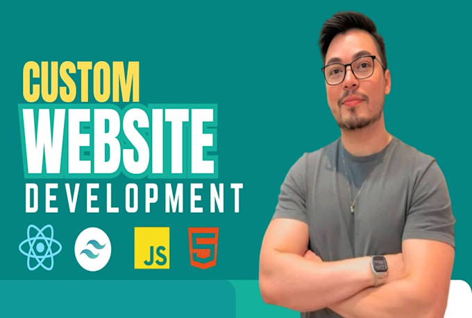 Be your web developer for website development, react, custom website by ...