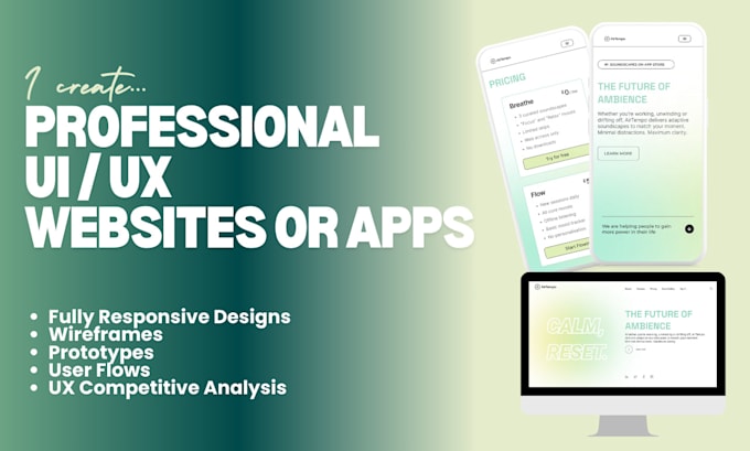 Design clean, intuitive ux ui for your website or app by Caris7179 | Fiverr