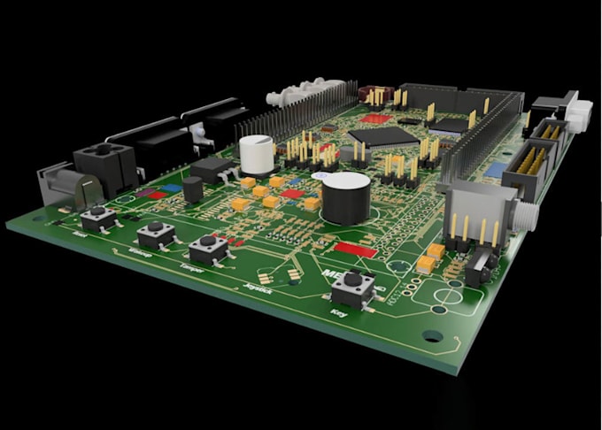 Pcb design schematic diagram pcb layout by Muhammed_aleu | Fiverr