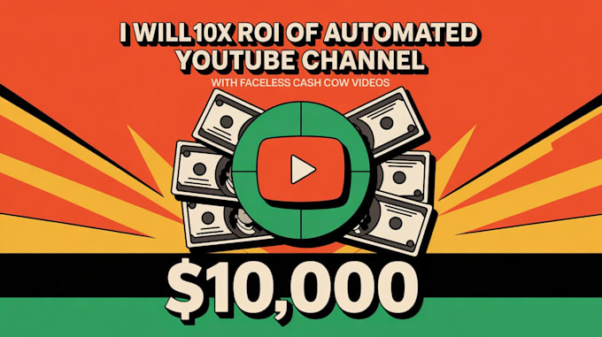 10x roi automated cash cow channel, cash cow youtube, faceless video, tik tok by Emmanueldavid16 ...