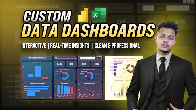 Do data analysis and build dashboards in power bi or tableau by ...