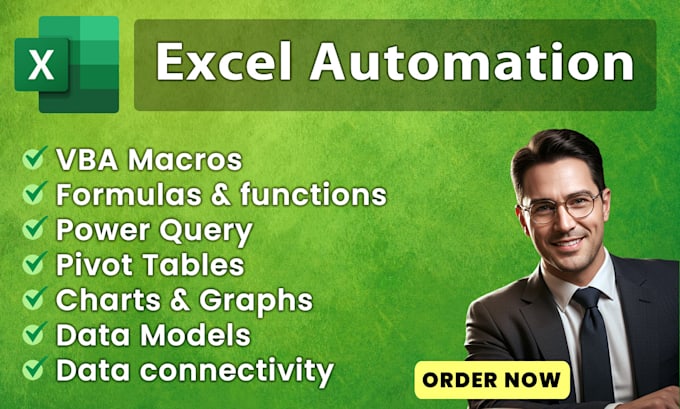 Build smart excel automation with vba, formulas, and power query by ... Build smart excel automation with vba, formulas, and power query by ...