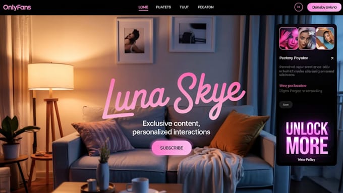 Build onlyfans website, influencer, model website, onlyfans payperview ...