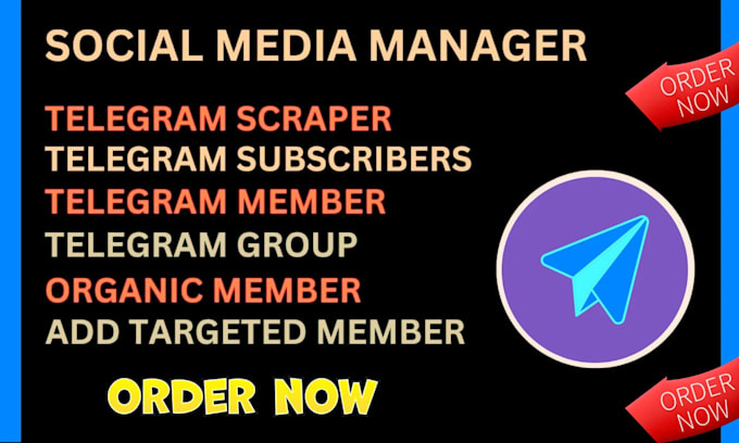 Do telegram scraping, telegram scraper by Franksabastine | Fiverr