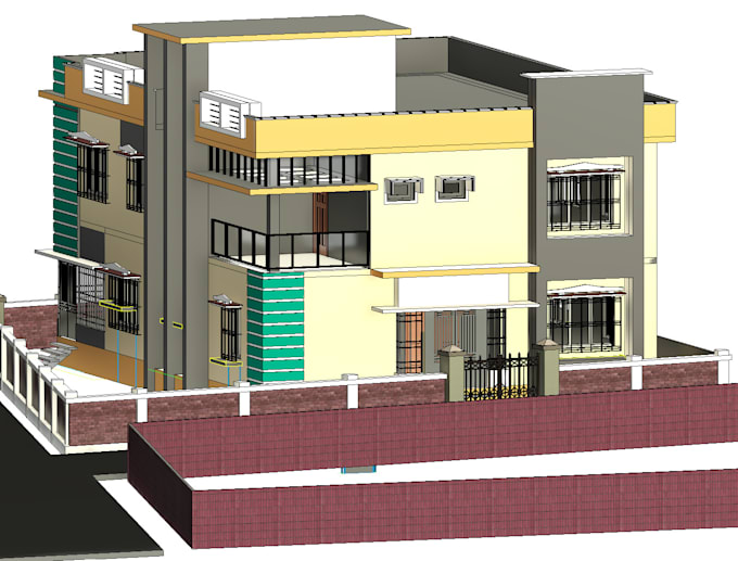 Create detailed revit architectural models from your drawings by Shahab ...