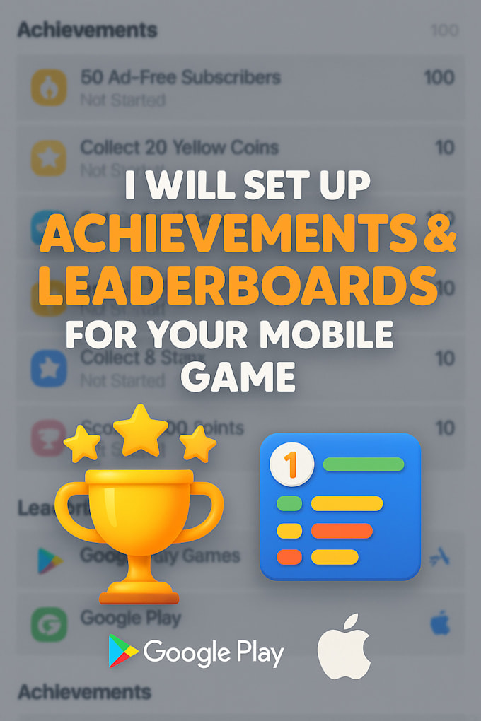 Design and structure your game center achievements and leaderboards by ...