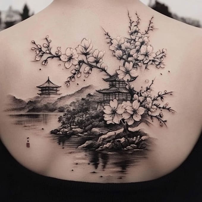 Create a tattoo design in japanese style by Trolka11 | Fiverr