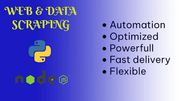 Create web scraping bot using nodejs by Max_weiber | Fiverr