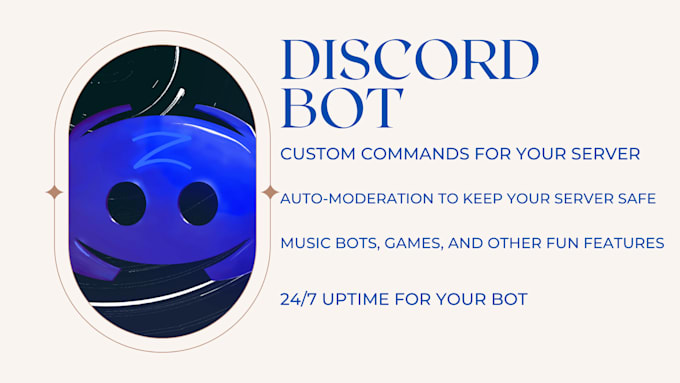 Do discord ai bot, discord bots, custom discord, discord programming, discod api by Tonnymayo ...
