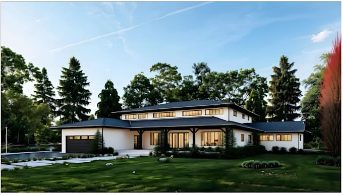 3d modelling, exterior design and realistic 3d rendering using d5render ...