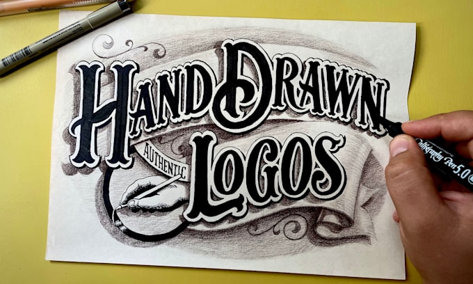 Design a unique hand drawn logo by Yaa_studio | Fiverr