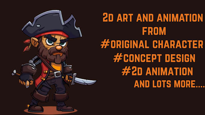 Design both 2d art and animation for your game and film by Avitsu | Fiverr