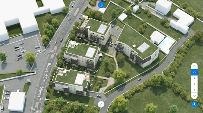 Recreate 3d real estate residence, site map,landscape master plan ...