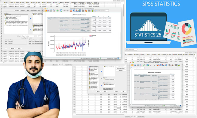 Do medical research data and statistical analysis using spss by ...