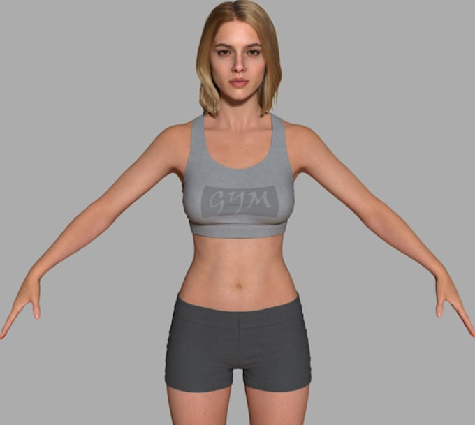 Sculpt 3d nsfw female character model, zbrush blender,convert2d into 3d stl file by Marymhi | Fiverr