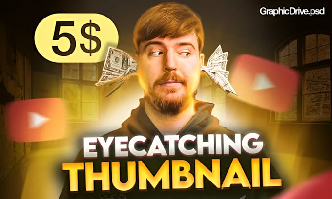 Design a quick and attractive thumbnail for you in 4 hours by S3rg10 ...