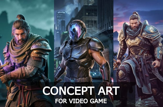 Design game concept art or monster environment for 2d dnd character ...