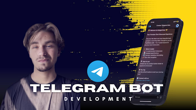 Develop custom telegram bots by Kalive_dev | Fiverr