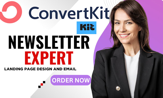 Setup convertkit newsletter design convertkit email do convertkit landing page by Cwilcox2025 ...