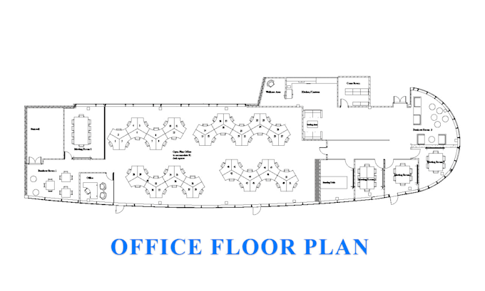 Design custom autocad floor plans for homes, offices, and apartments by ...