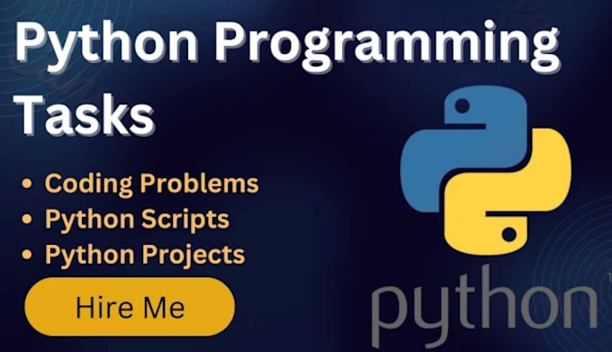 Create custom python program and scripting by Saadsaleem011 | Fiverr