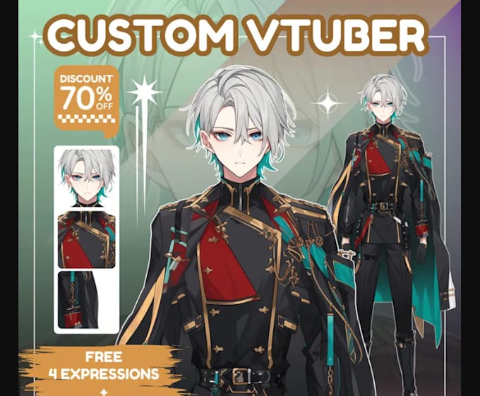 Live2d character,vtuber model,rig,anime style,pngtuber,succubus,vrchat ...