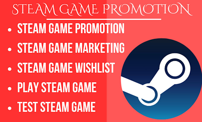 Do steam game promotion by Heekmarmedia | Fiverr