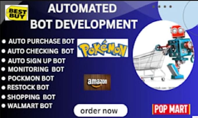 Auto purchase bot pokemon bot checkout bot auto buying bot monitor bot ...
