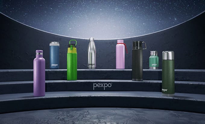 Cgi 3d bottle animation, 3d bottle photographic design and 3d bottle ...