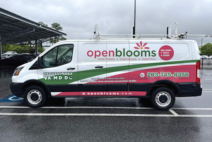 Van-wrap-design erstellen, fahrzeug-wrap-design, van-wrap, fahrzeug ...