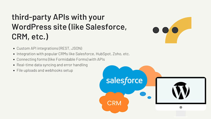 Integrate third party apis with your wordpress site like salesforce, crm, etc by Exceleroweb ...