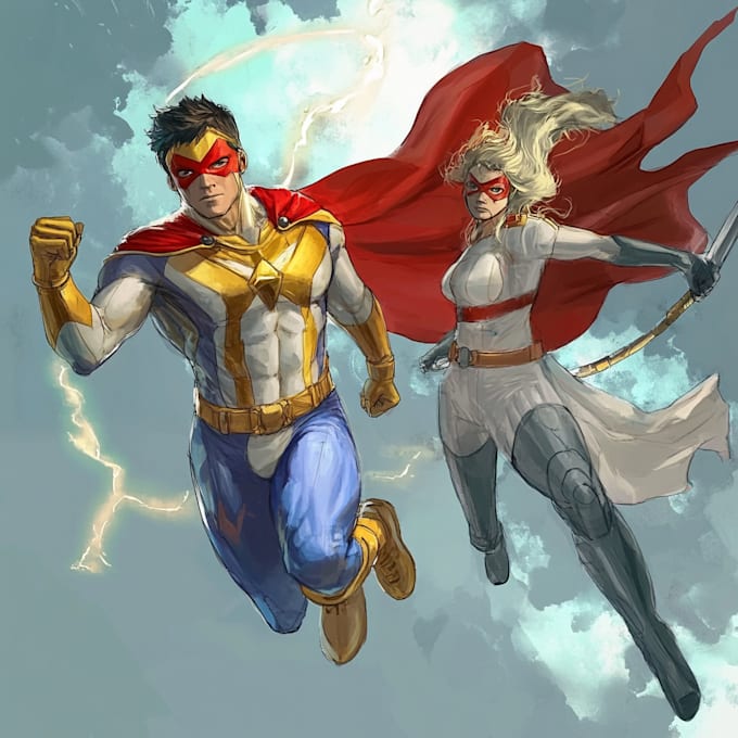 Create concept art superhero character design for comics by Pablrivas ...