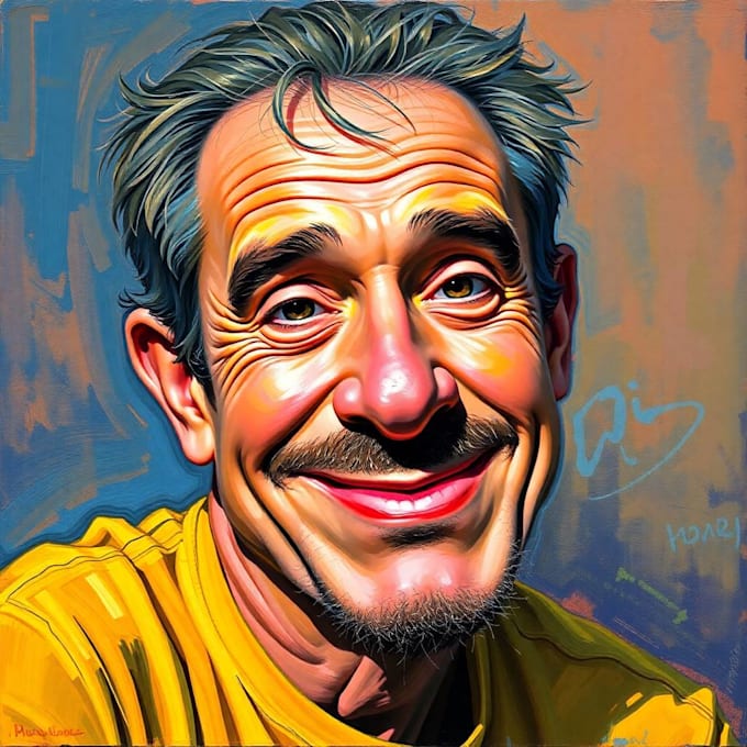 Make a caricature in a style shown in my examples by Bettyeloan | Fiverr