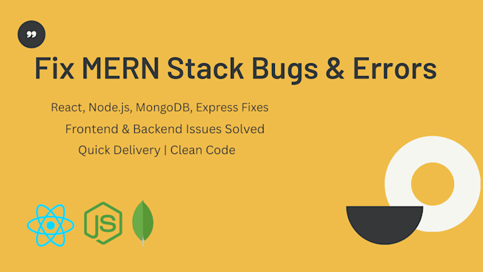Fix bugs and errors in your mern stack application by Abdullah116632 ...