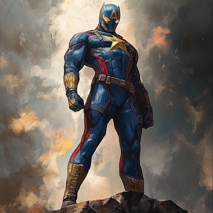 Draw you as an amazing superhero by Pesalvit | Fiverr