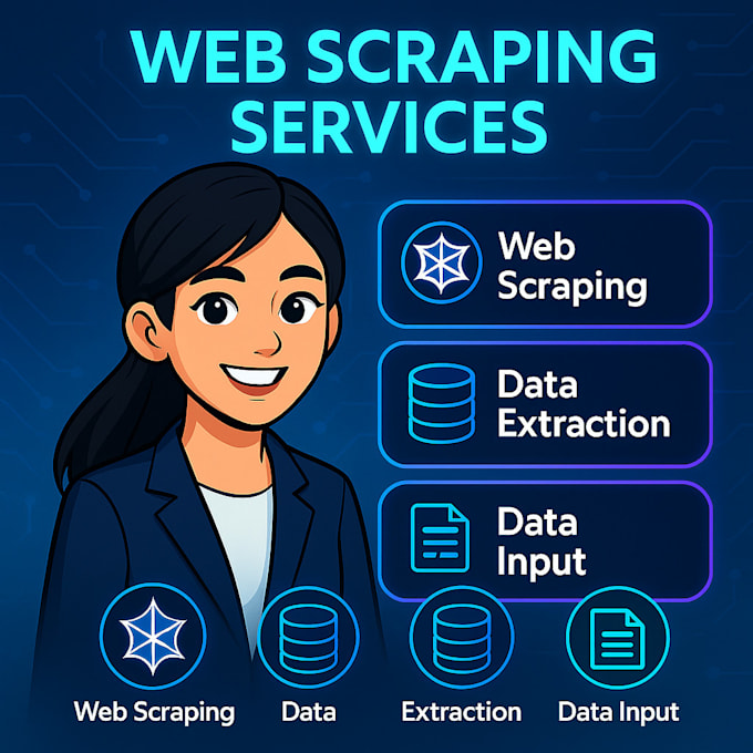 Web Scraping Email Scraping And Data Extraction By Annieroseren Fiverr