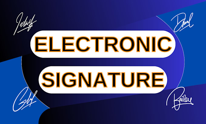 Convert your handwritten signature into electronic signature by Bhetty1 ...