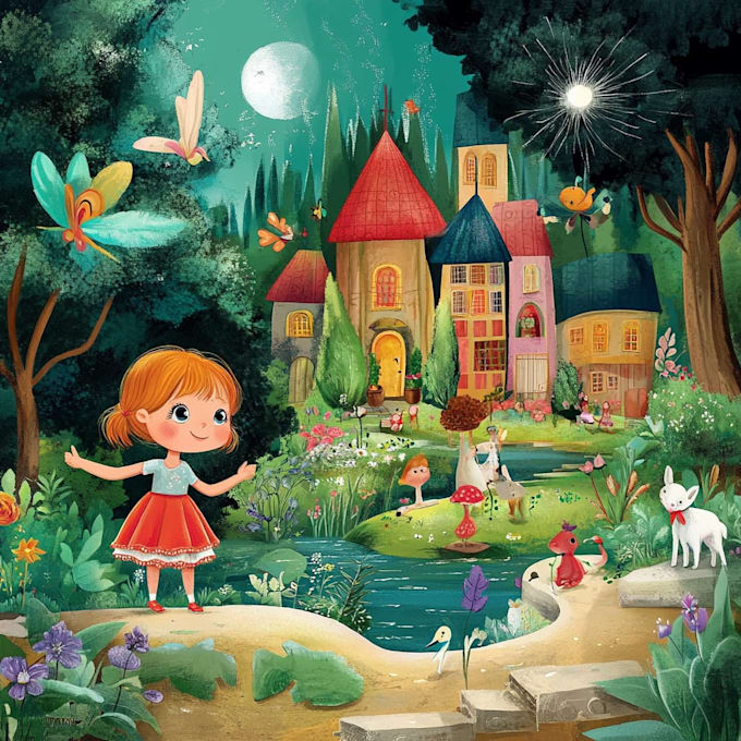 Draw an illustration for your children s book by Gotzonbellu | Fiverr