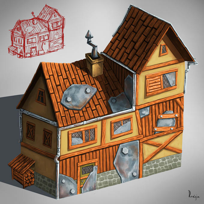 Draw game assets for you by Renigim | Fiverr