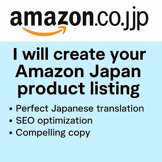 Create high converting amazon japan listings with seo optimized japanese by Samuraidesk | Fiverr